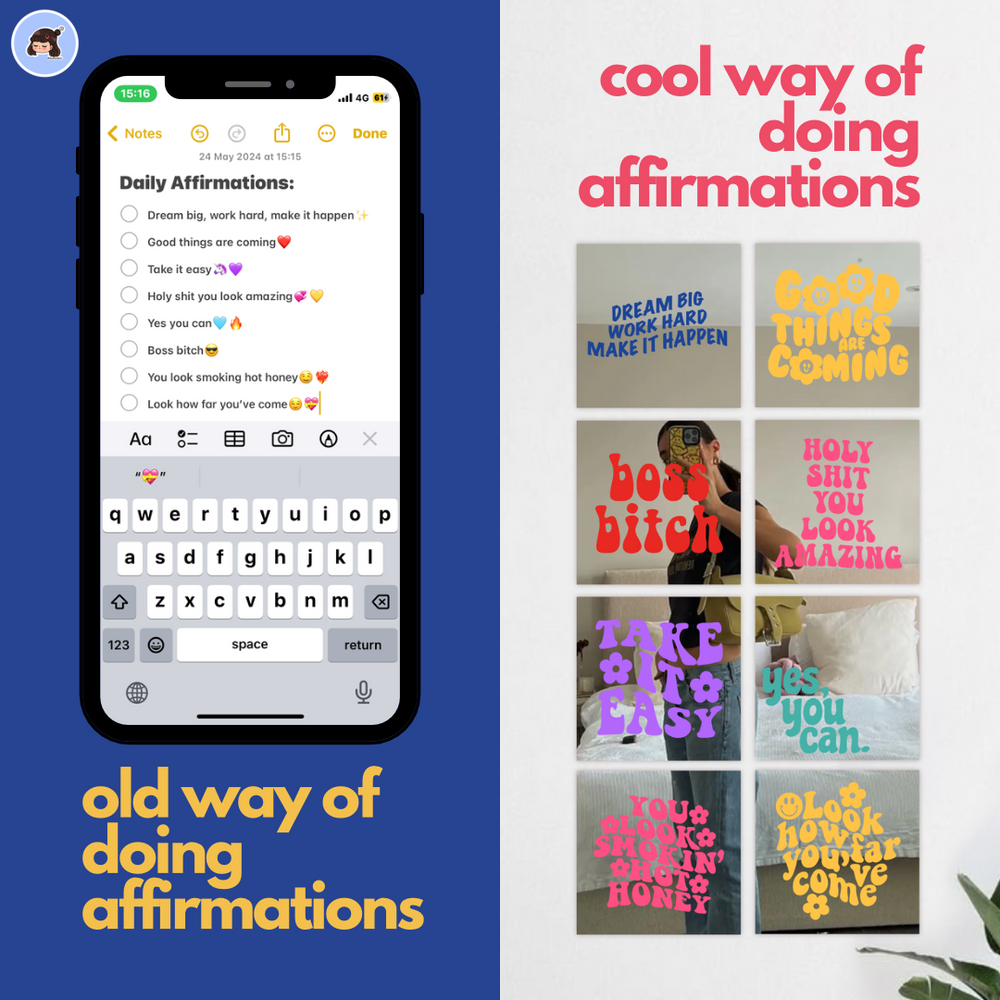 Affirmation Mirrors: Round – MazheComics